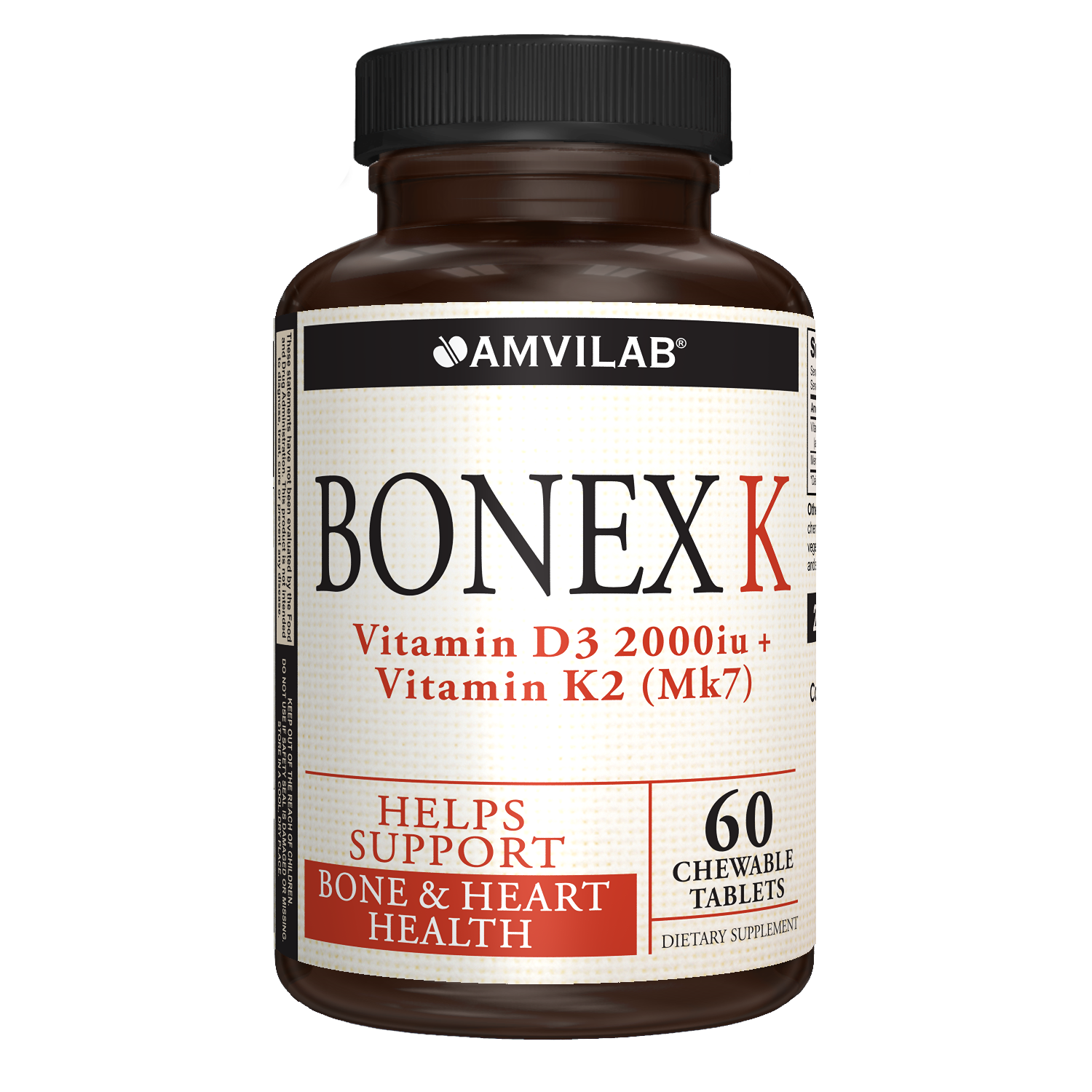 Bonex K | Vitamin D3 & K2 for Bone & Heart