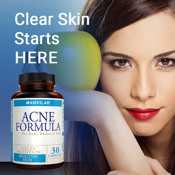 Acne Formula | Clear Skin & Anti-Blemish Support- Amvilab